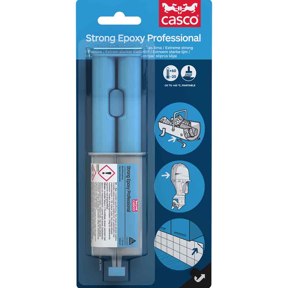 Casco Strong Epoxy Professional 24ml - 2-Komponent Lim – Sanojtape