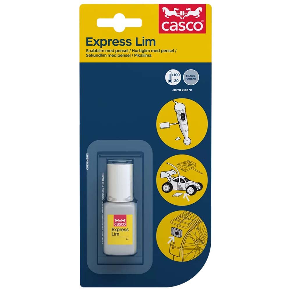 Superlim Casco Express Lim 5g Med Pensel Drypfri – Sanojtape